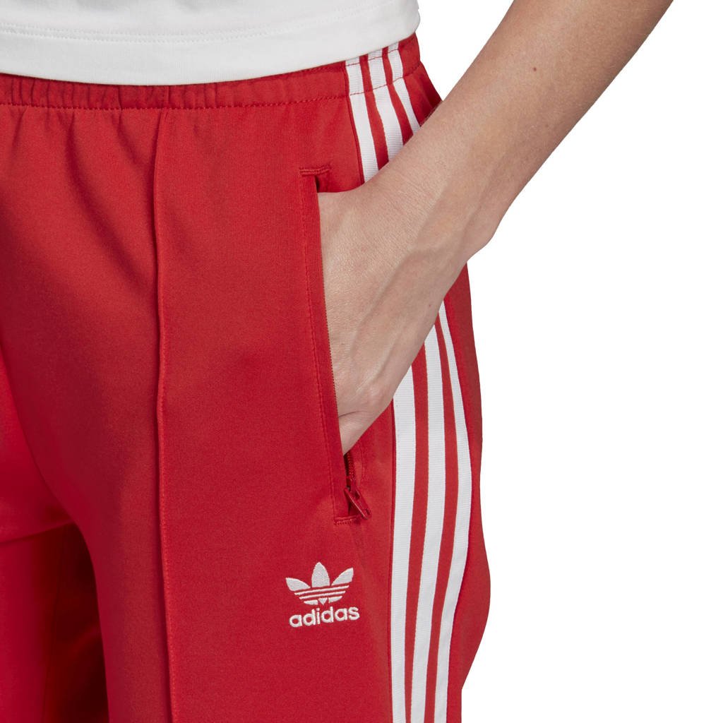 adidas Originals Adicolor trainingsbroek rood | wehkamp