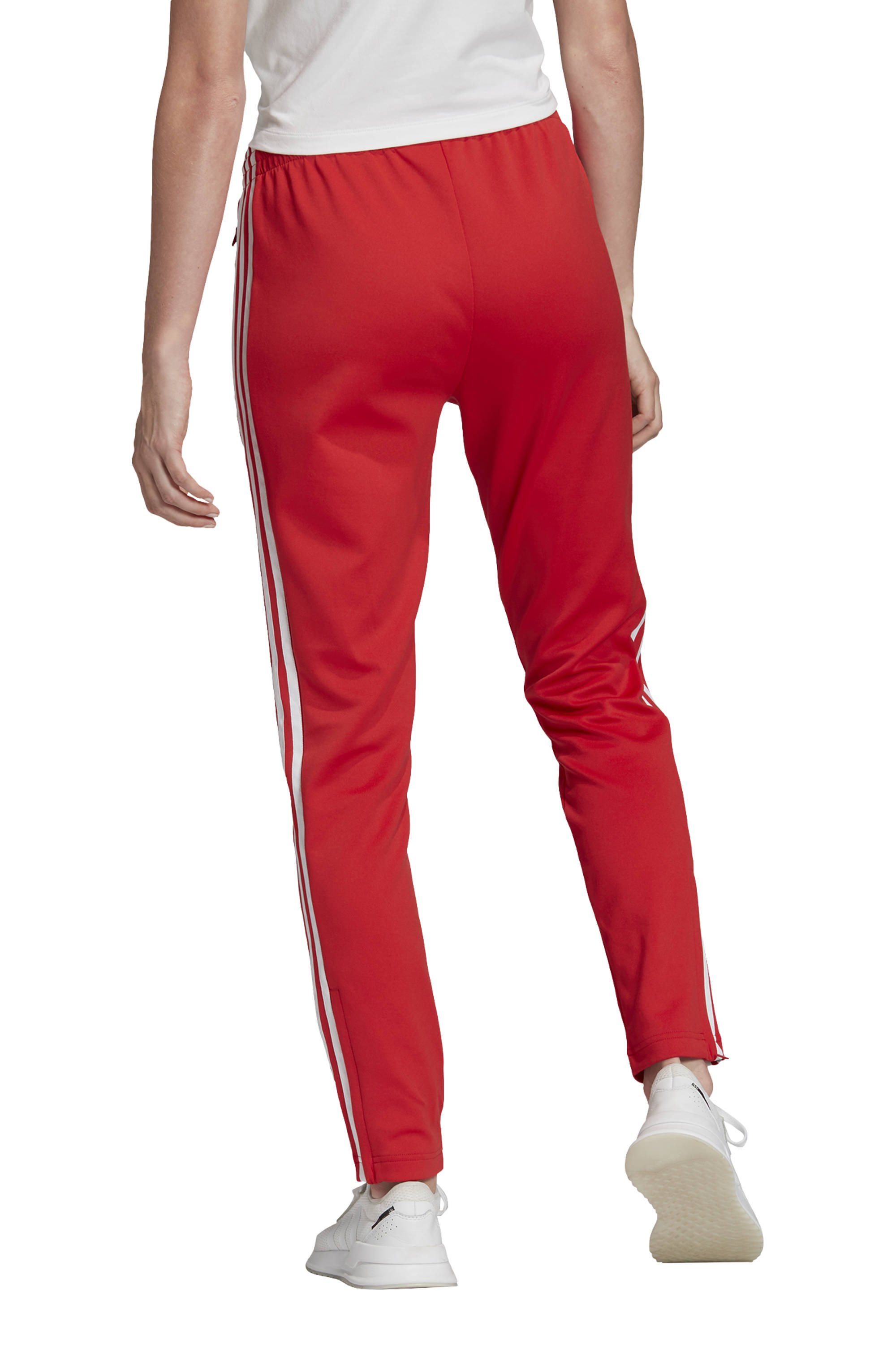 adidas Originals Adicolor trainingsbroek rood | wehkamp