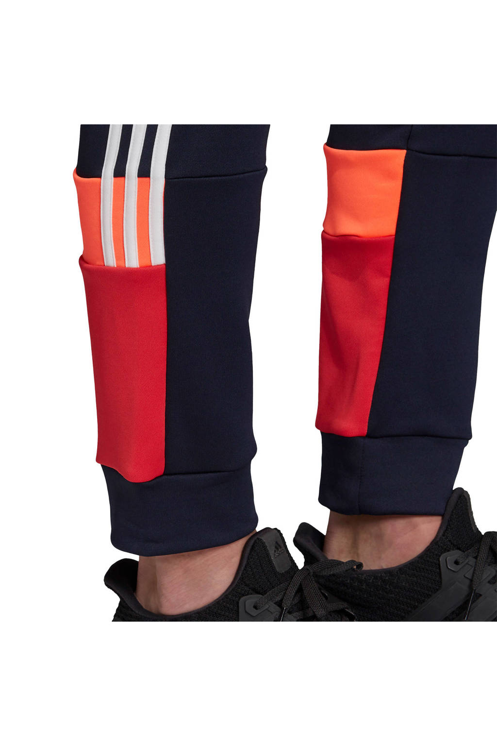adidas Performance trainingspak donkerblauw/rood/oranje | wehkamp