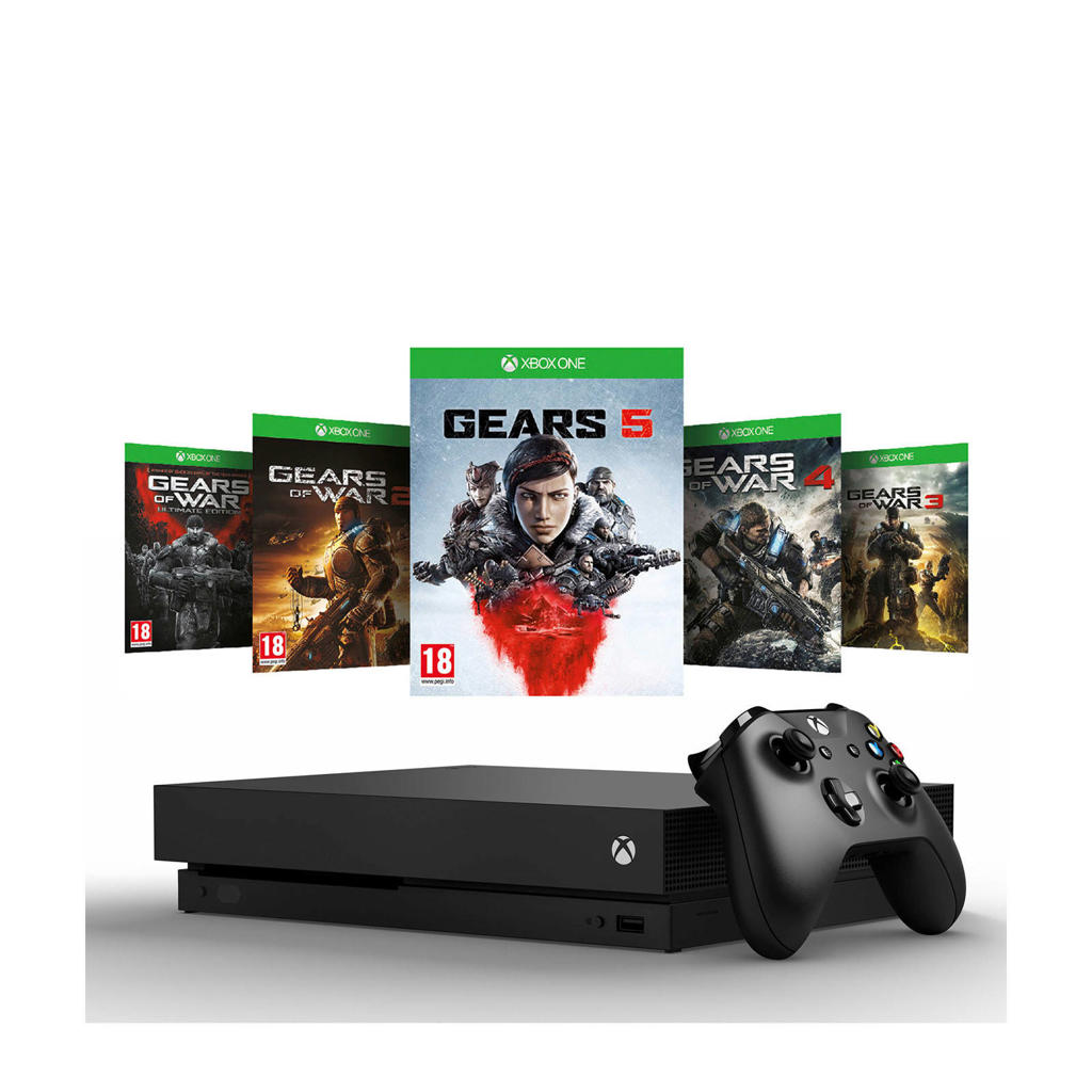 Microsoft Xbox One X 1 TB console + Gears 5 bundel | wehkamp