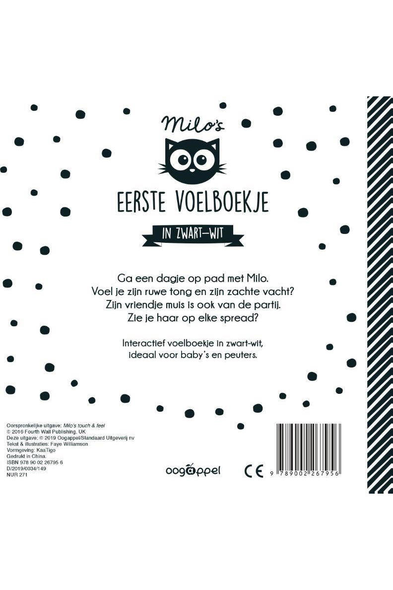 Faye Williamson Baby ziet...: Milo's eerste voelboekje in zwartwit ...