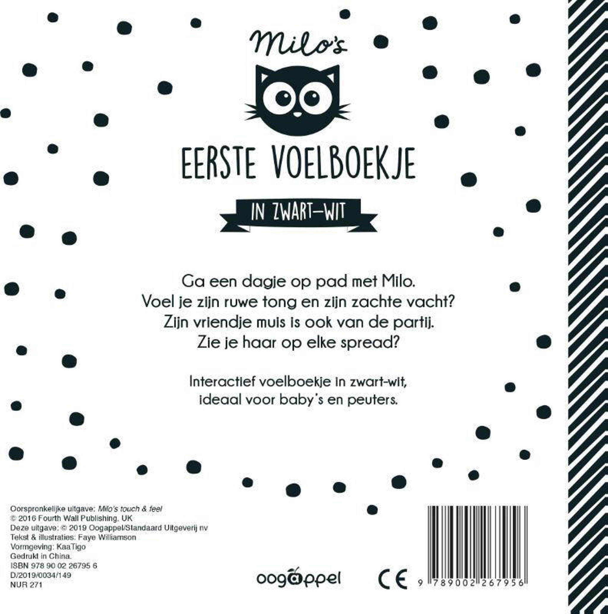Faye Williamson Baby ziet...: Milo's eerste voelboekje in zwartwit ...