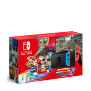 Nintendo Switch + Mario Kart 8 Deluxe bundel (rood/blauw) | wehkamp