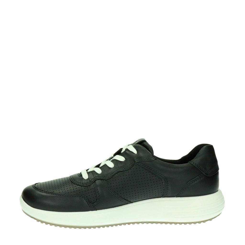 Ecco Soft 7 Runner leren sneakers zwart | wehkamp