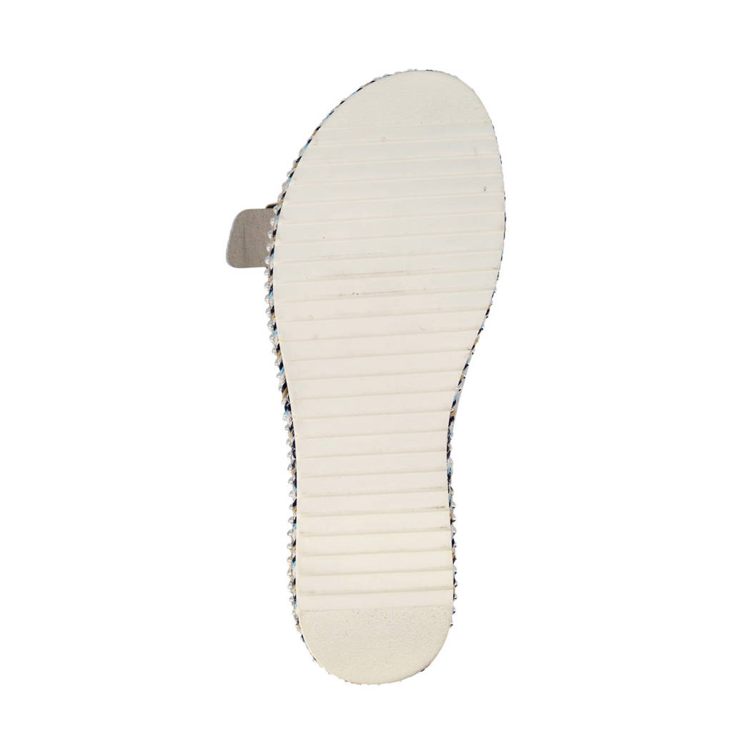 Graceland plateau slippers zilver | wehkamp