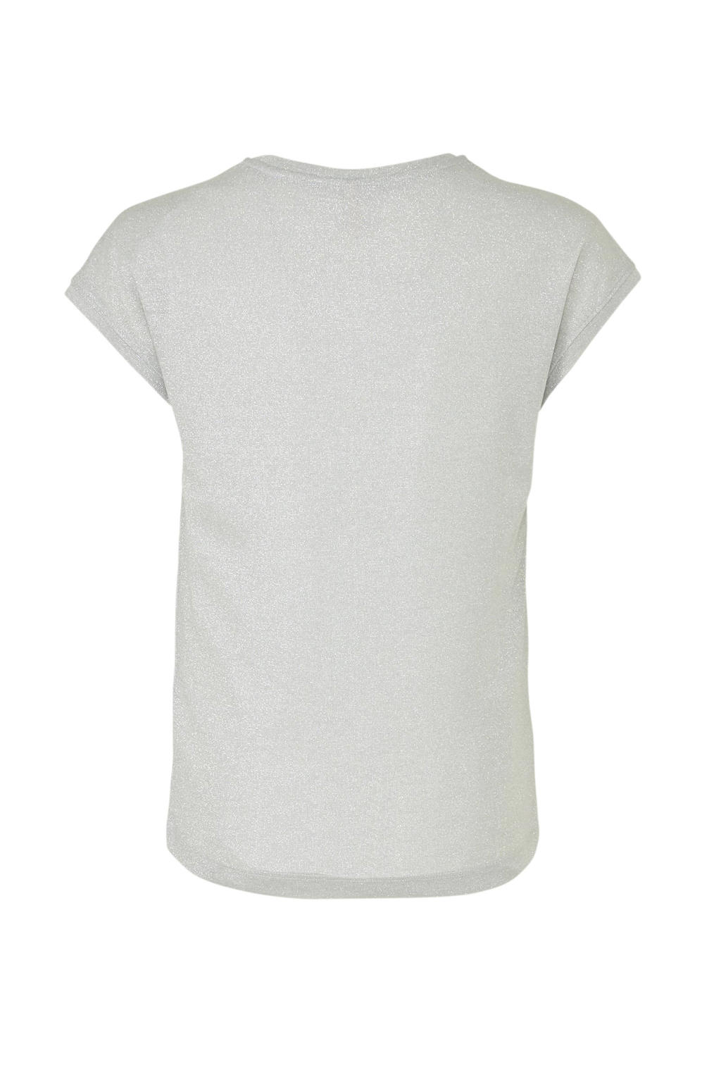 KIDS ONLY top met glitters zilver | wehkamp
