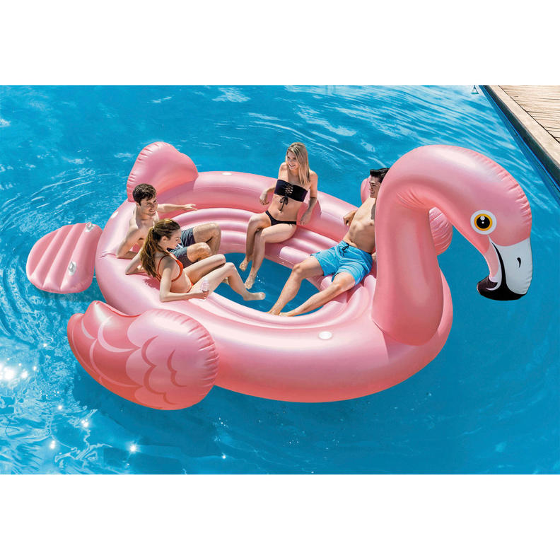 Intex Flamingo Party eiland 358x315x163 cm | wehkamp