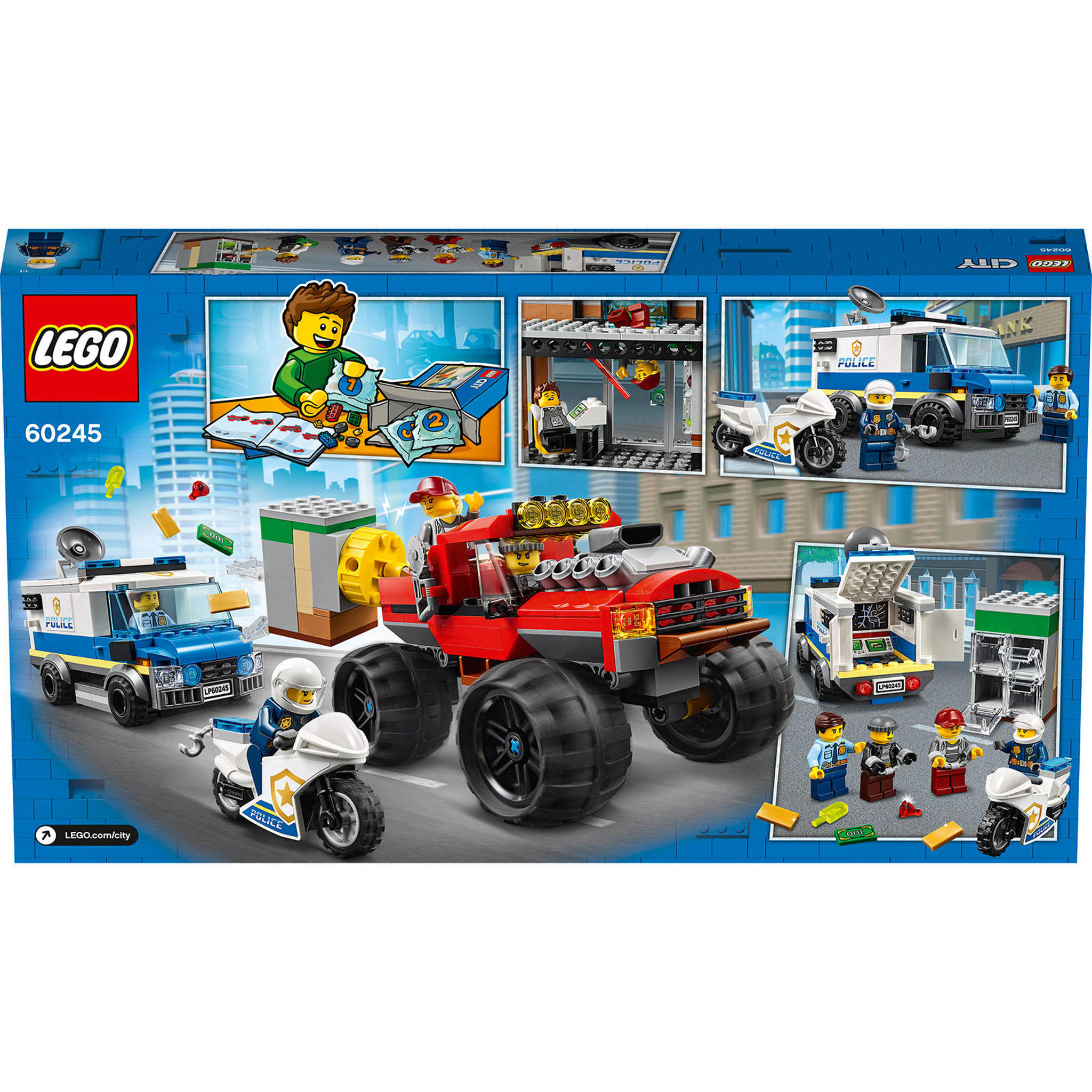 LEGO City Politiemonstertruck overval 60245 | wehkamp