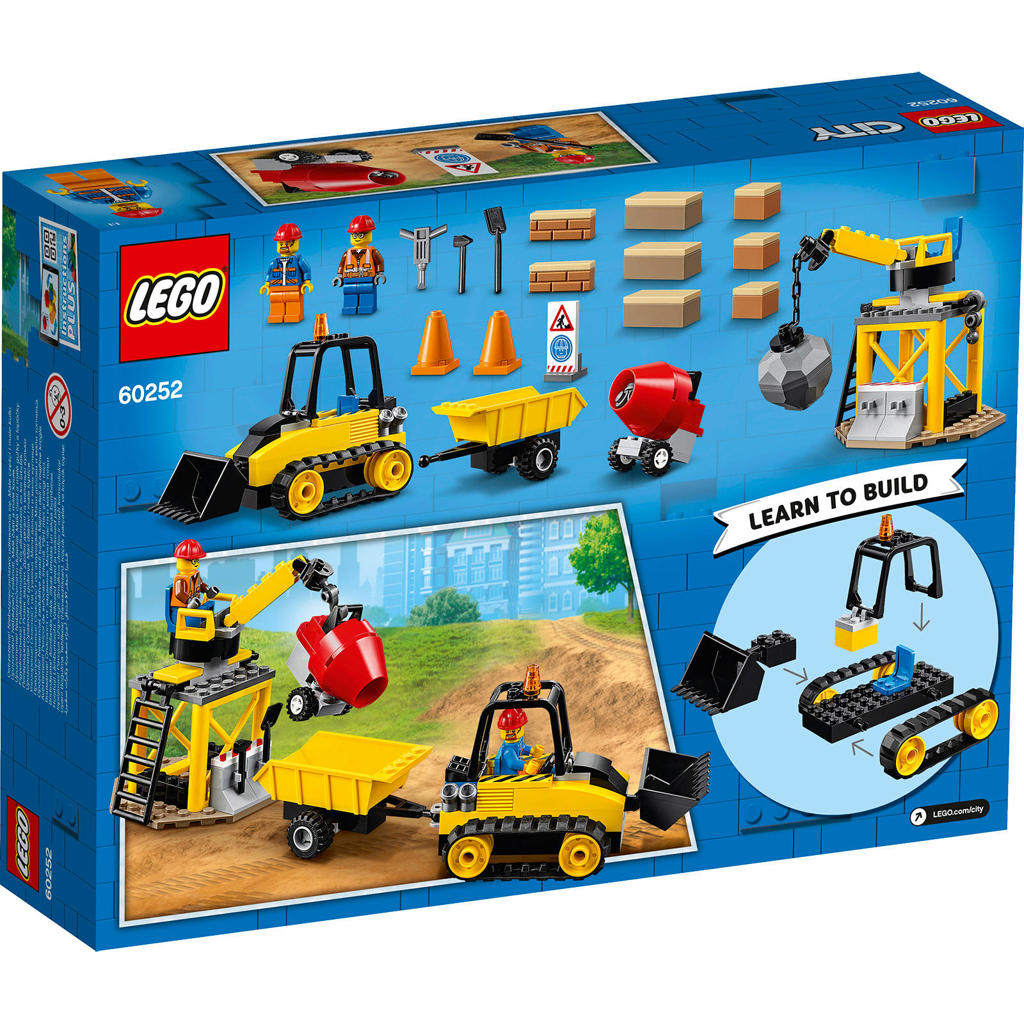 LEGO City Constructiebulldozer 60252 | wehkamp