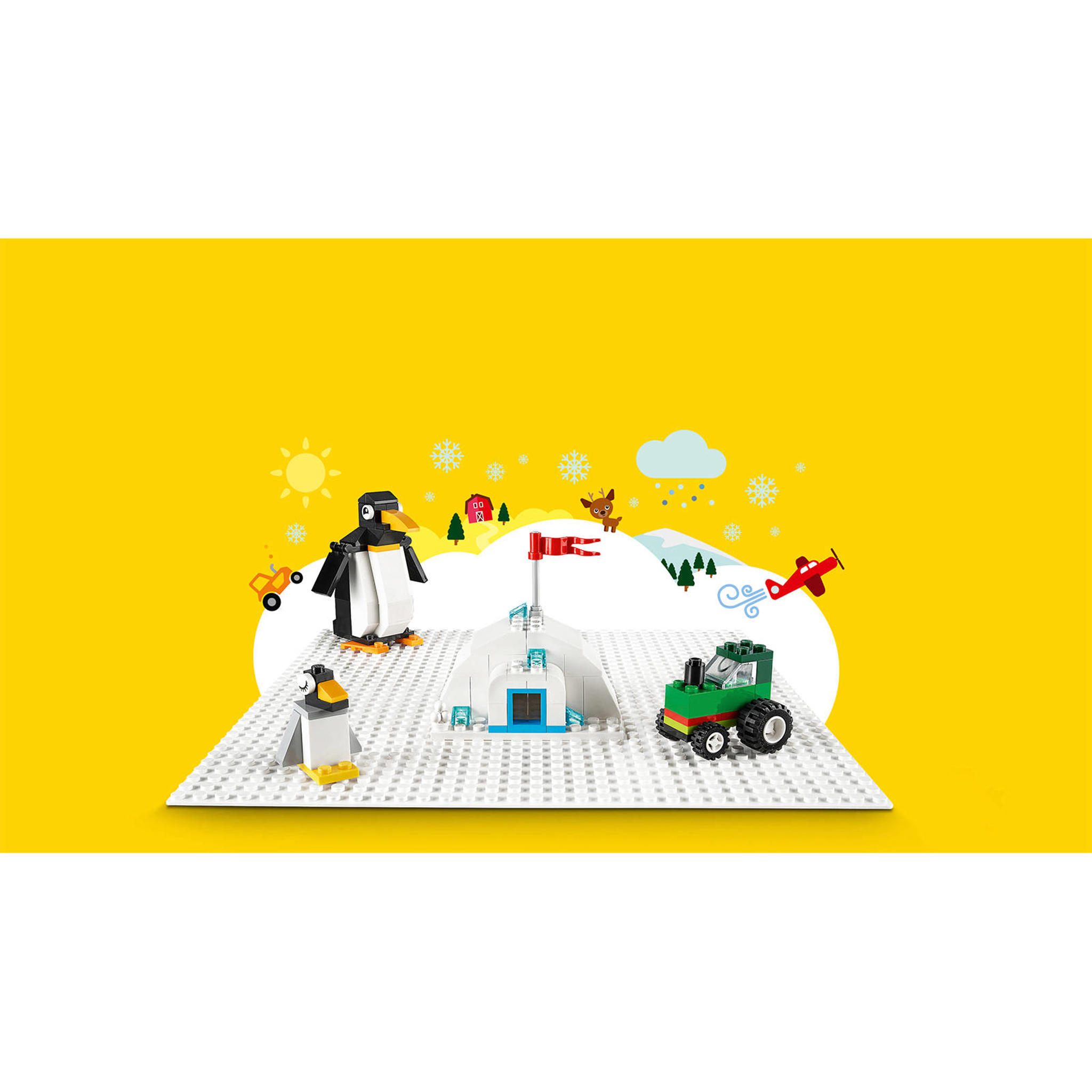 LEGO Classic witte bouwplaat 11010 | wehkamp