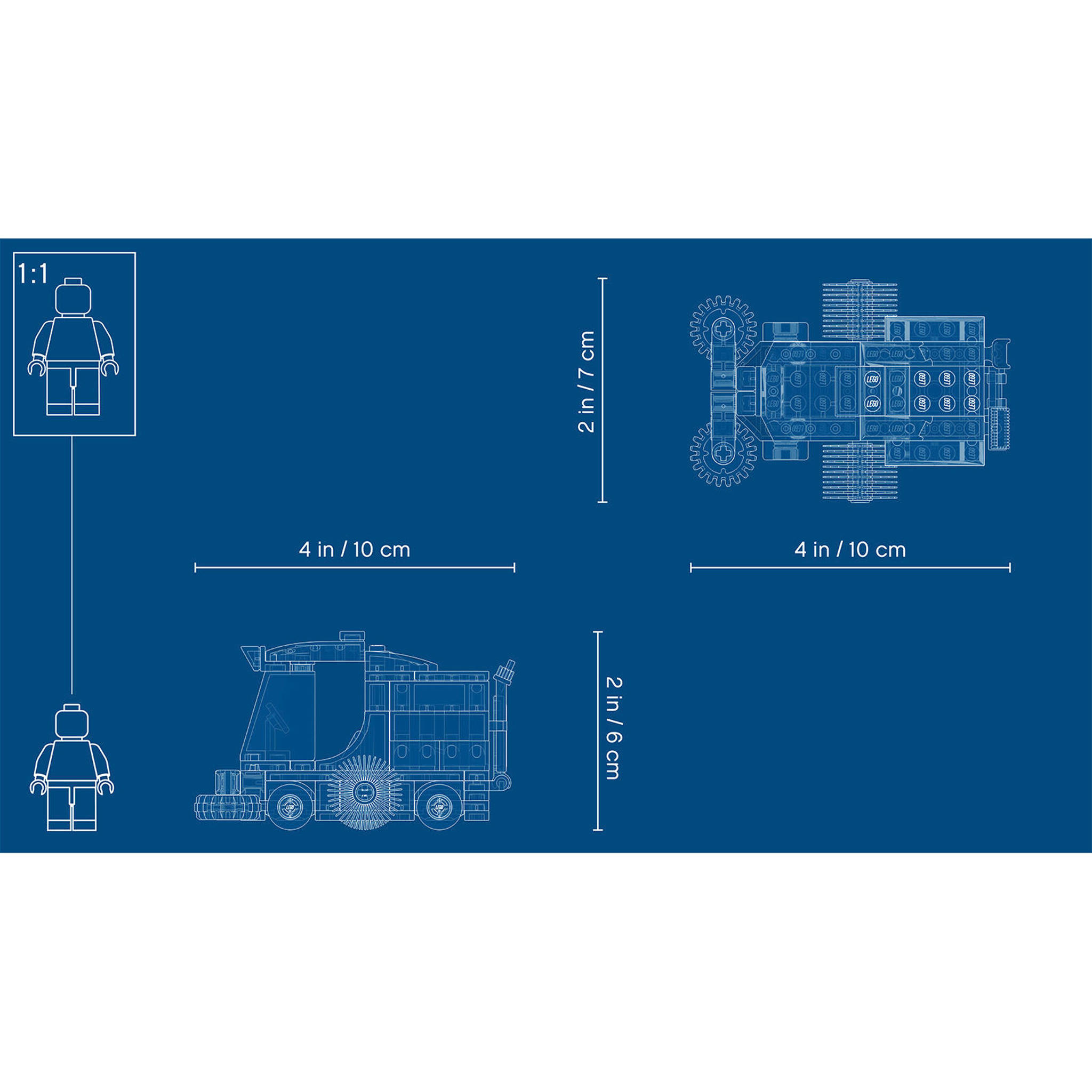 LEGO City Straatveegmachine 60249 | wehkamp
