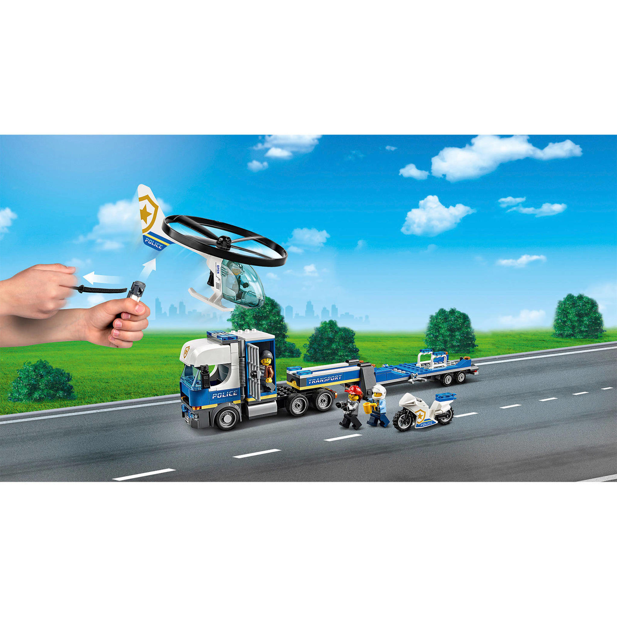 LEGO City Police Helicopter Transport 60244 | wehkamp
