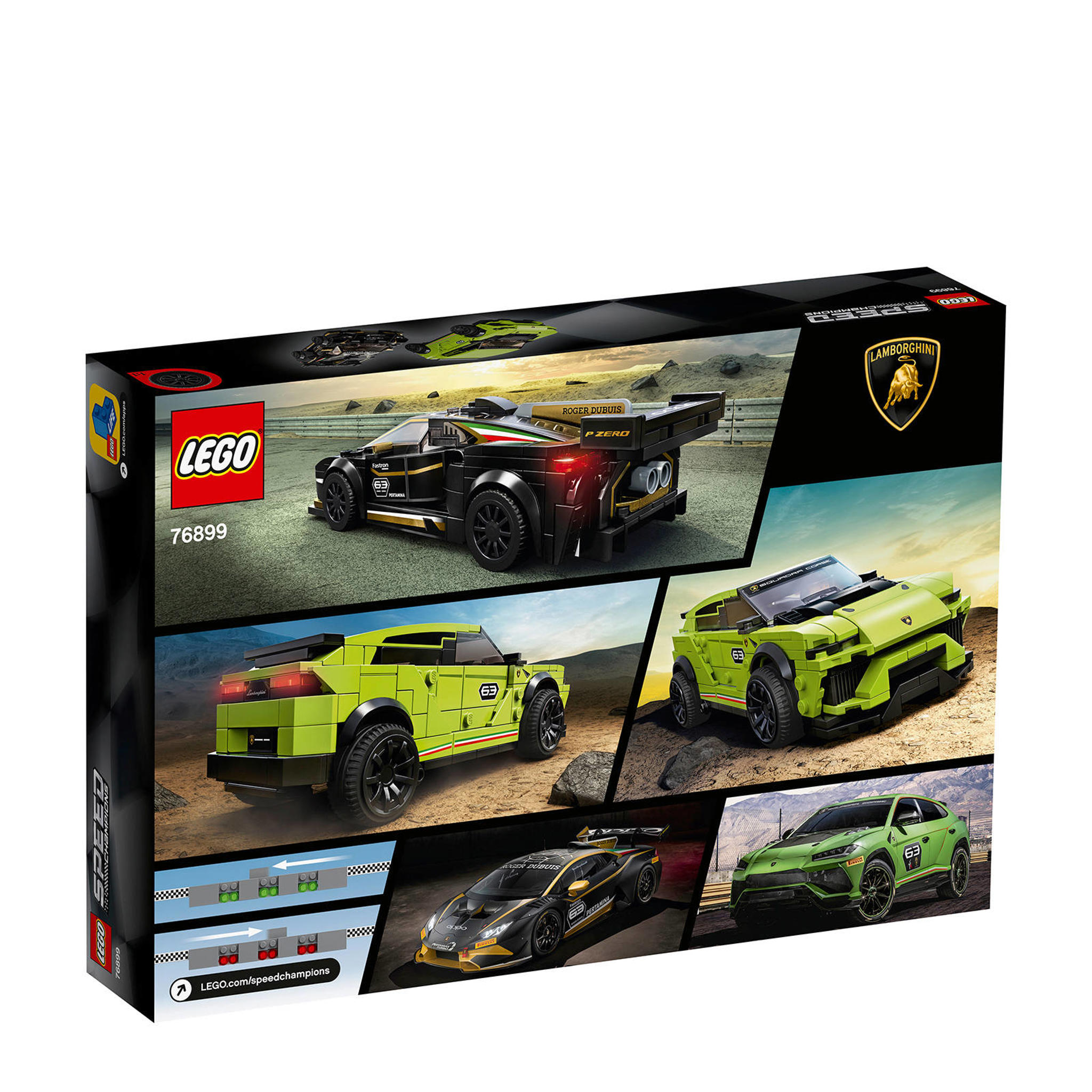 LEGO Speed Champions Lamborghini Urus ST-X & Lamborghini Huracán Super ...