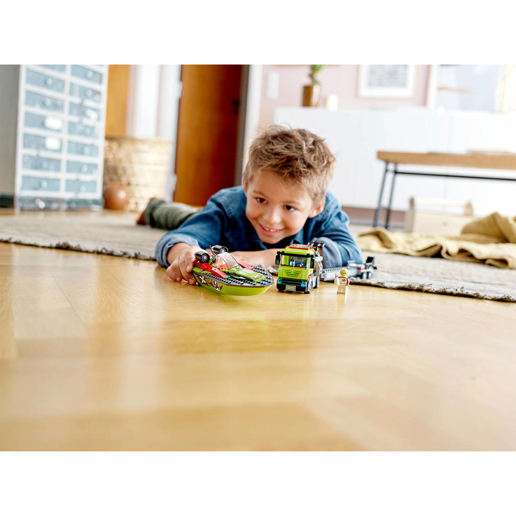 LEGO City Raceboottransport 60254 | wehkamp