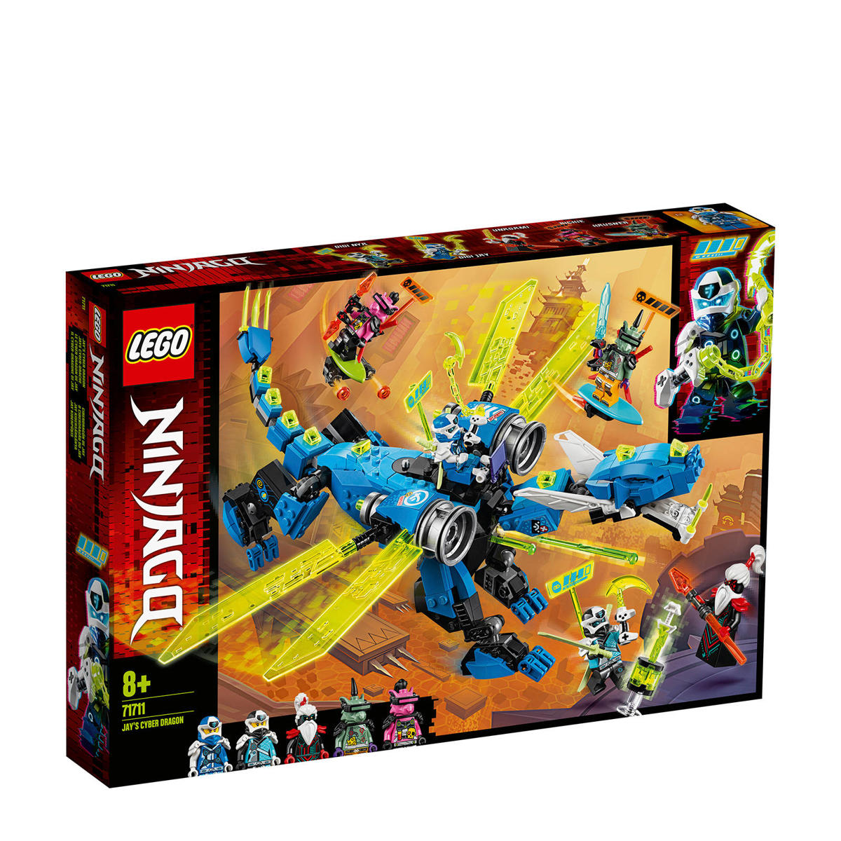 LEGO Ninjago Jay's Cyberdraak 71711 | wehkamp