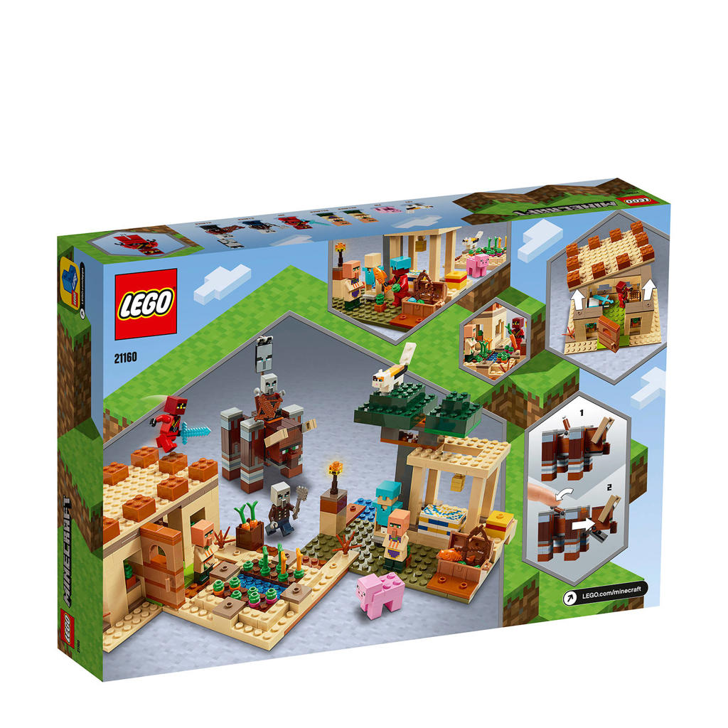 LEGO Minecraft De illagar overval 21160 | wehkamp