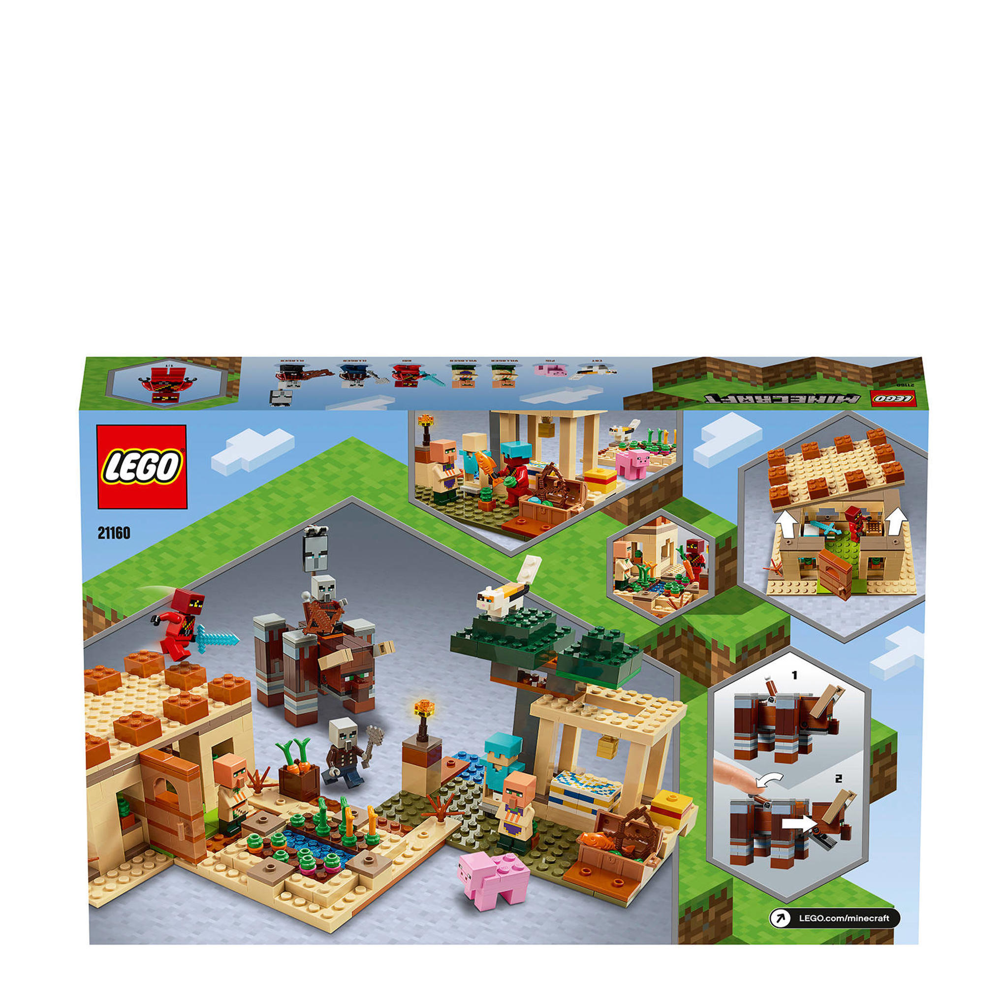 LEGO Minecraft De illagar overval 21160 | wehkamp