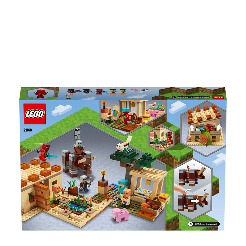 LEGO Minecraft De illagar overval 21160 | wehkamp