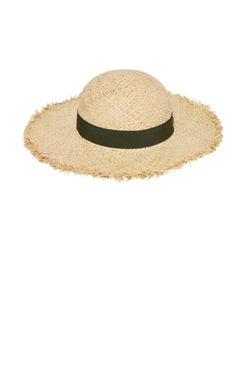 ONLY strooien hoed Raffia ecru | wehkamp