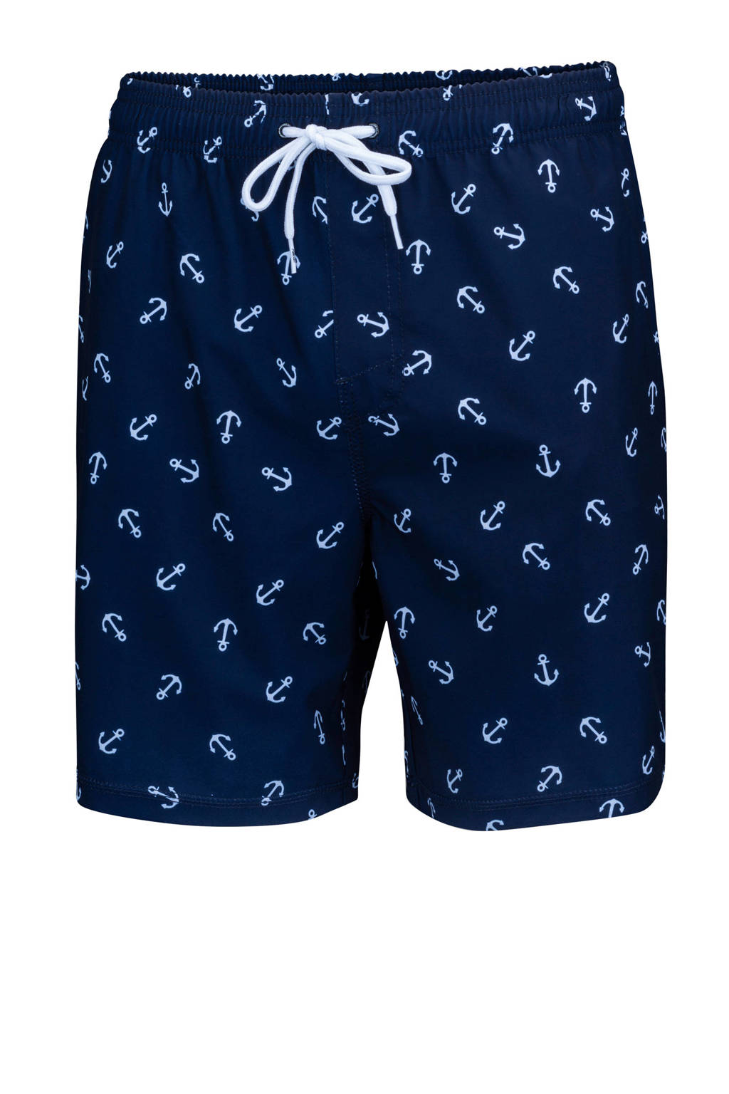 Falcon zwemshort Dray met all over print donkerblauw | wehkamp