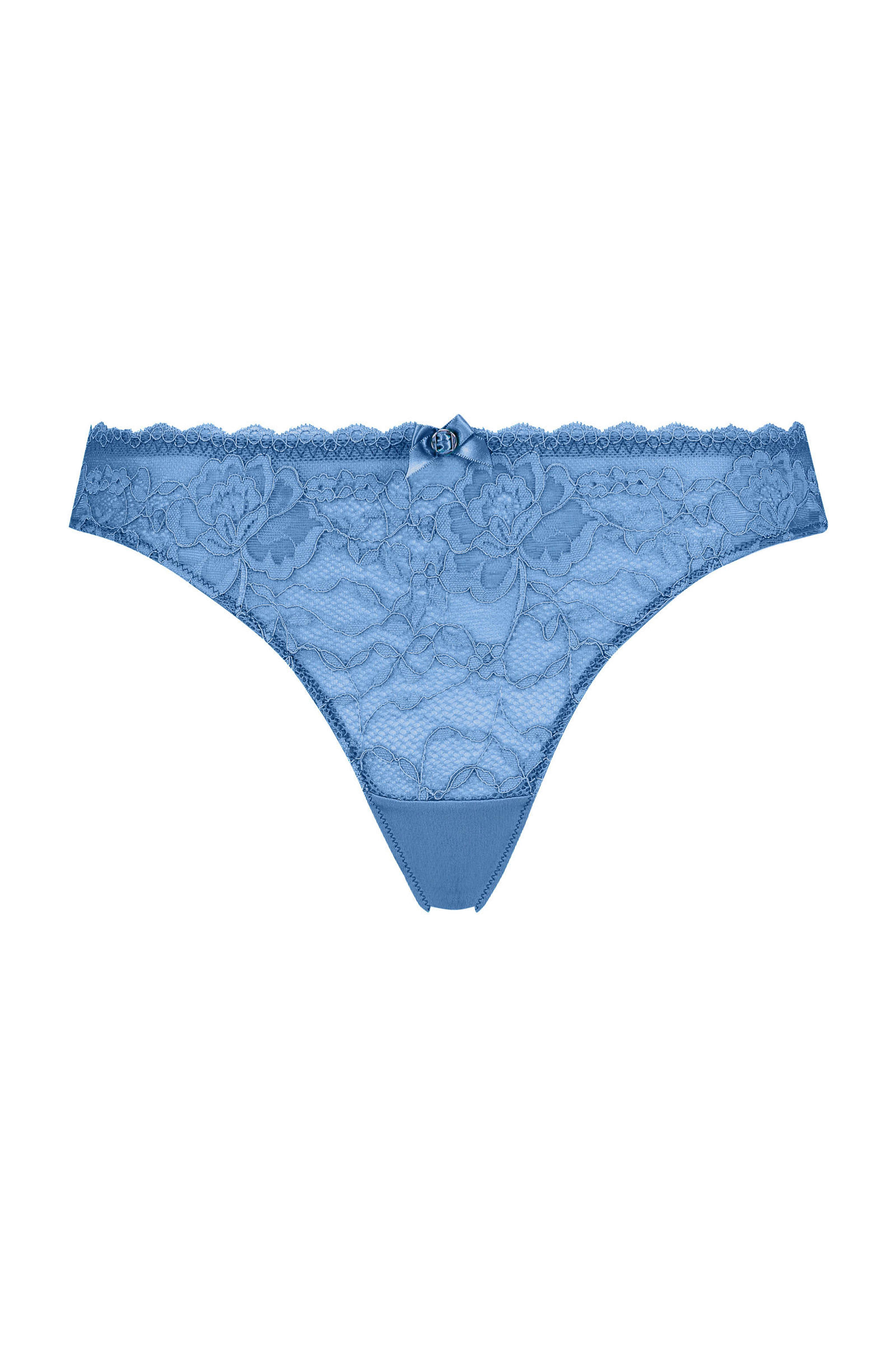 Hunkemöller string Maya blauw | wehkamp