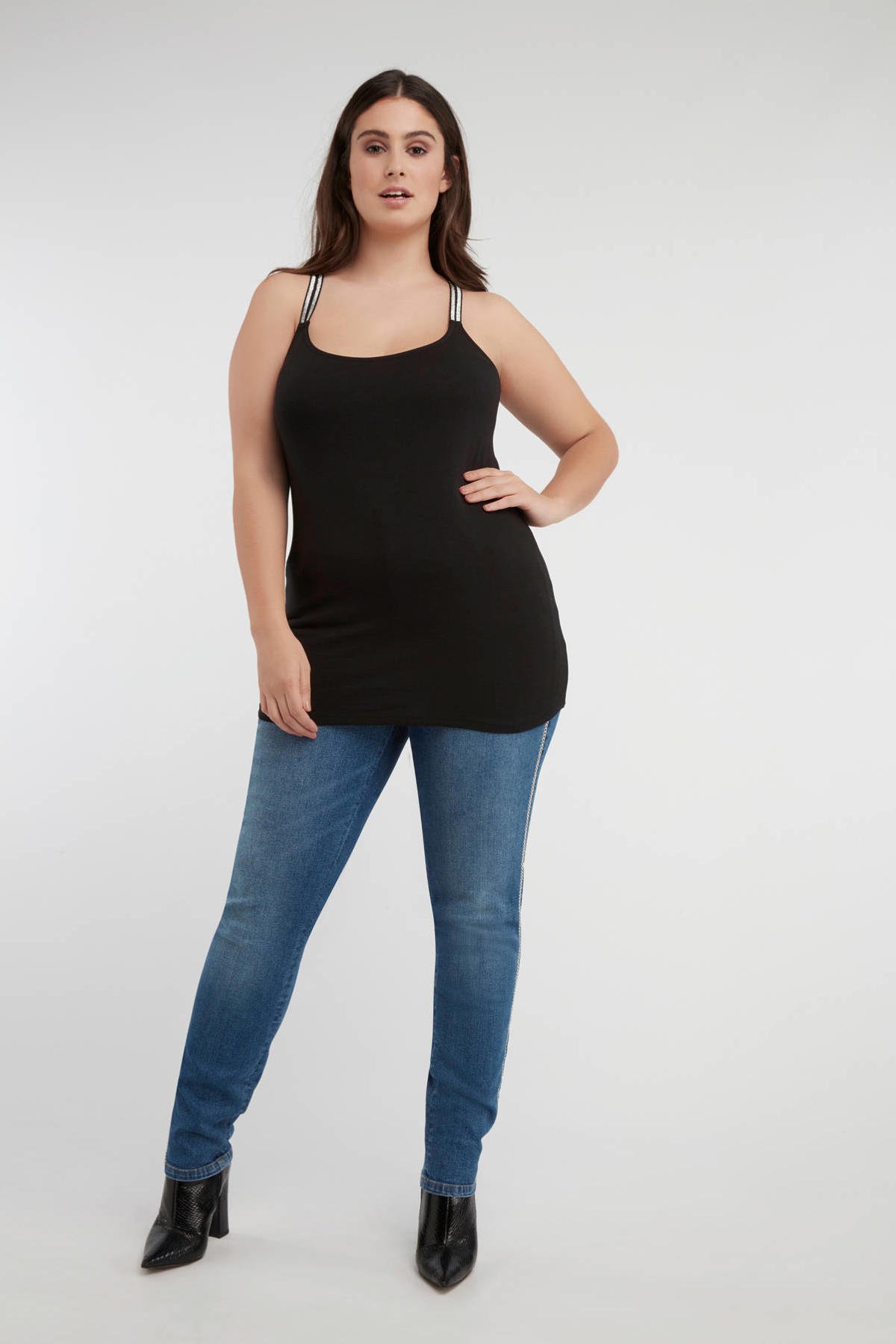 MS Mode top zwart | wehkamp