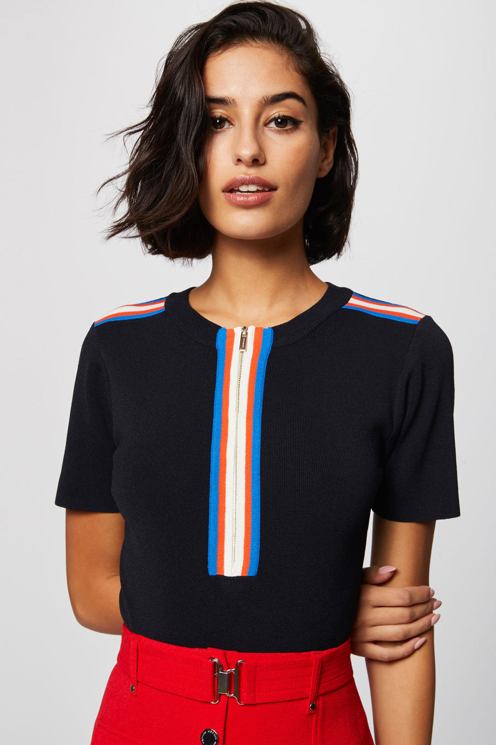 Morgan top marine | wehkamp