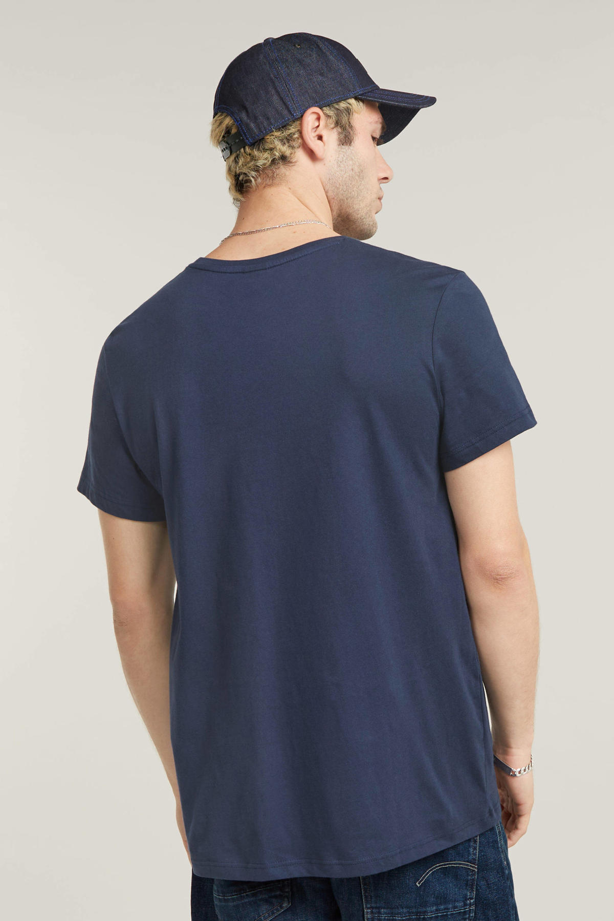 G-STAR T-shirt van katoen sartho blue | wehkamp