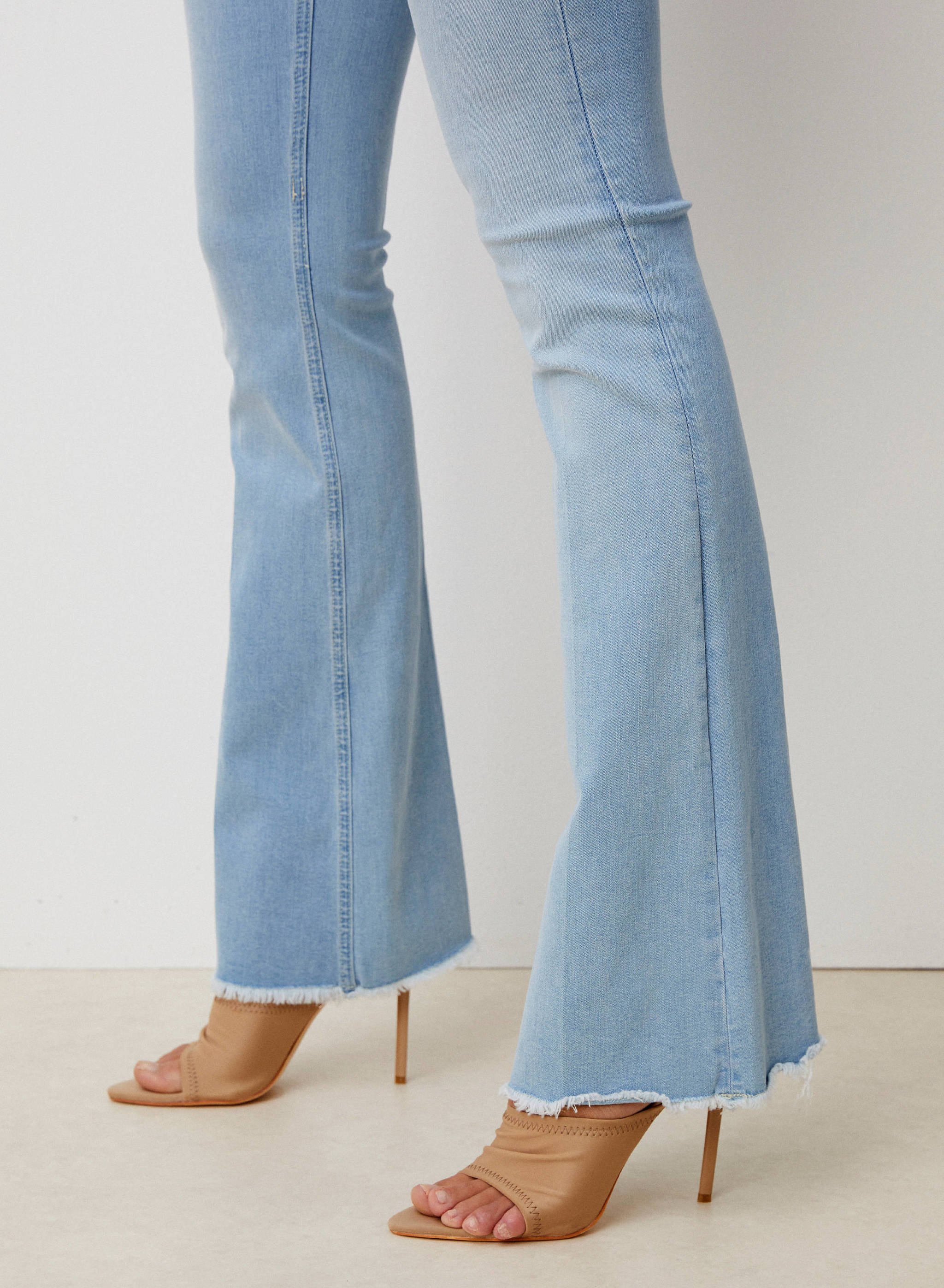 Lois high waist flared jeans lichtblauw | wehkamp