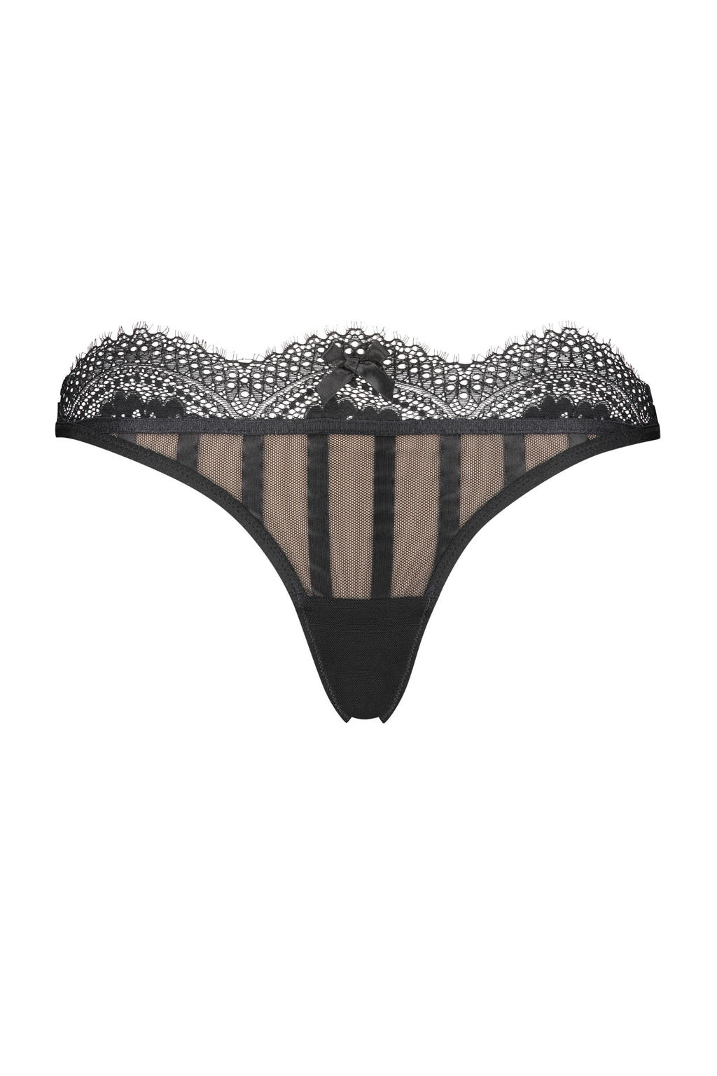 Hunkemöller string Logan zwart | wehkamp