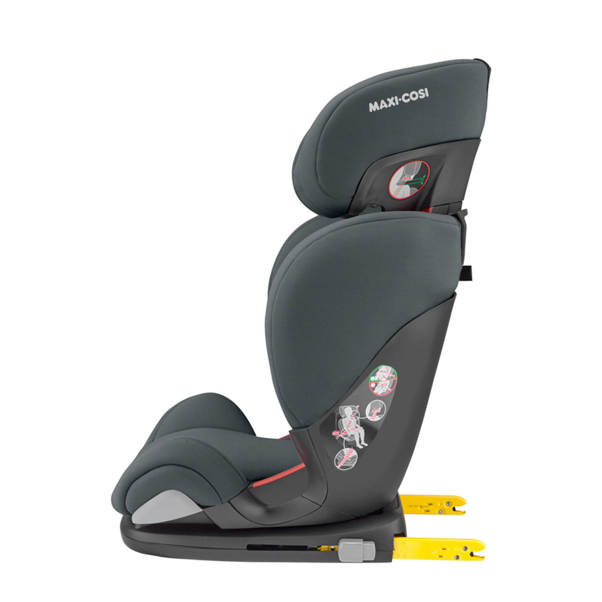 Maxi-Cosi RodiFix AirProtect autostoel authentic graphite | wehkamp