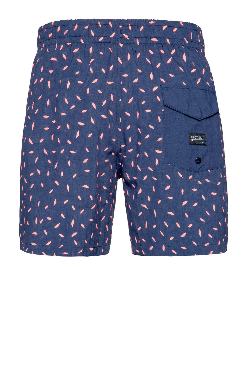 Protest zwemshort Rafael met all over print blauw | wehkamp