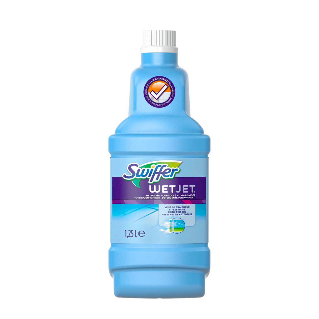 Swiffer WetJet Alles-In-Een Dweilsysteem - Reinigingsmiddel - 4 x 1,25 L | wehkamp