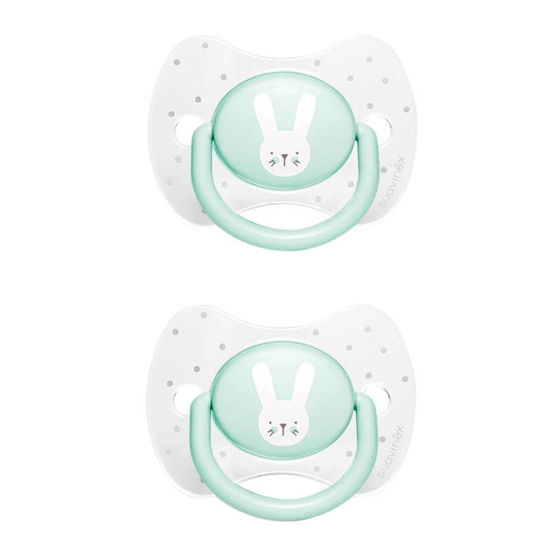 Suavinex Hygge fopspeen silicone Physio 0-6 mnd - set van 2 Rabbits ...