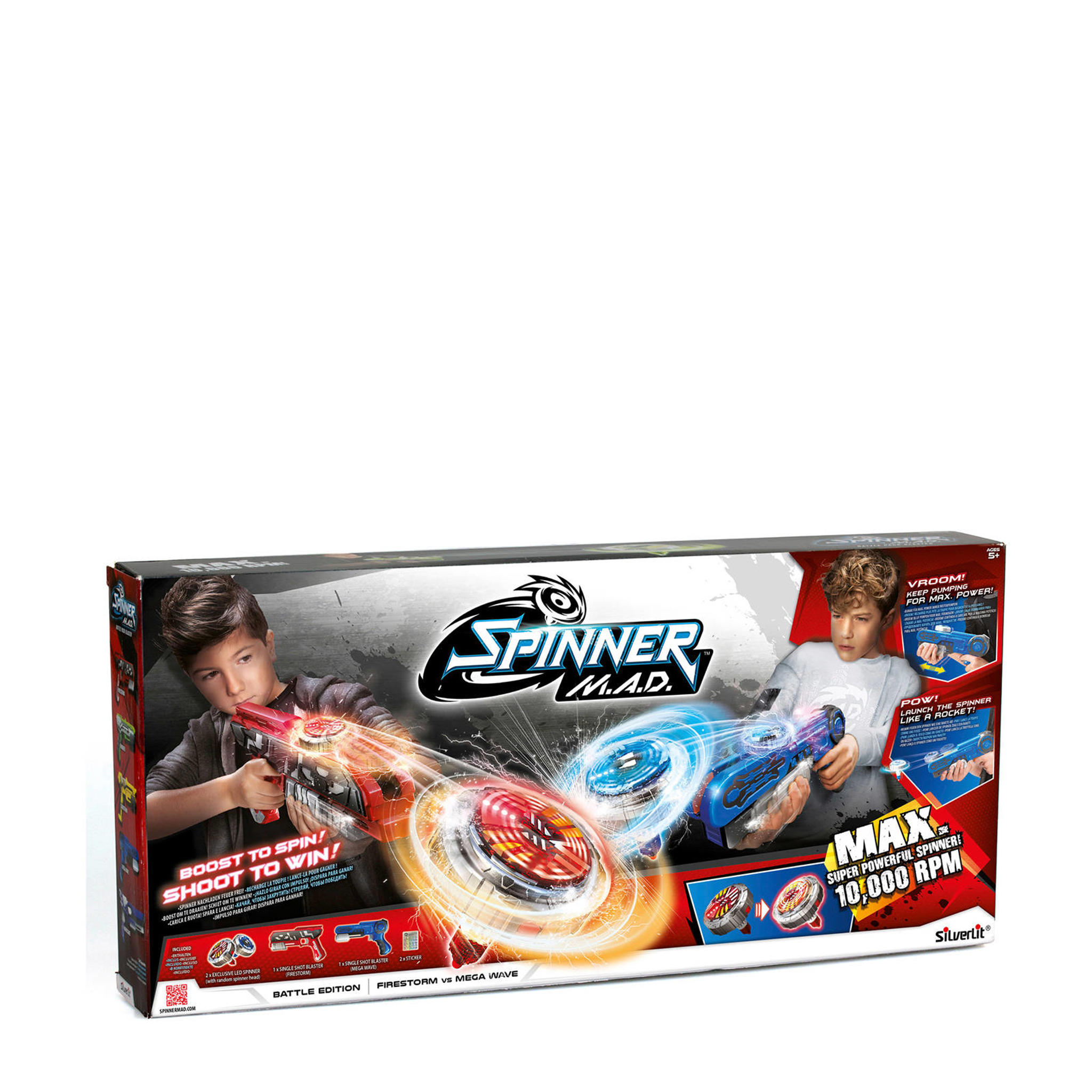 Silverlit Spinner MAD Duo Battle Pack | wehkamp