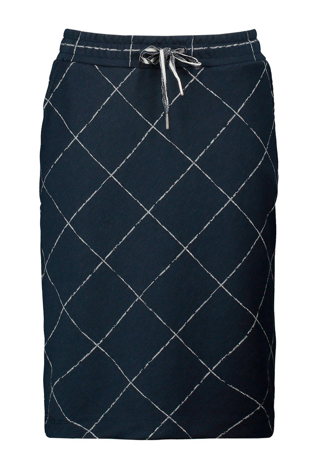 Expresso geruite rok donkerblauw | wehkamp