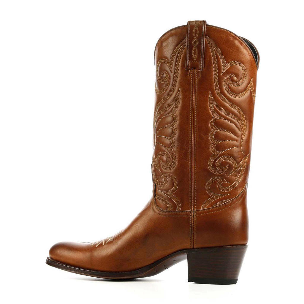 Sendra 11627 leren cowboylaarzen cognac | wehkamp