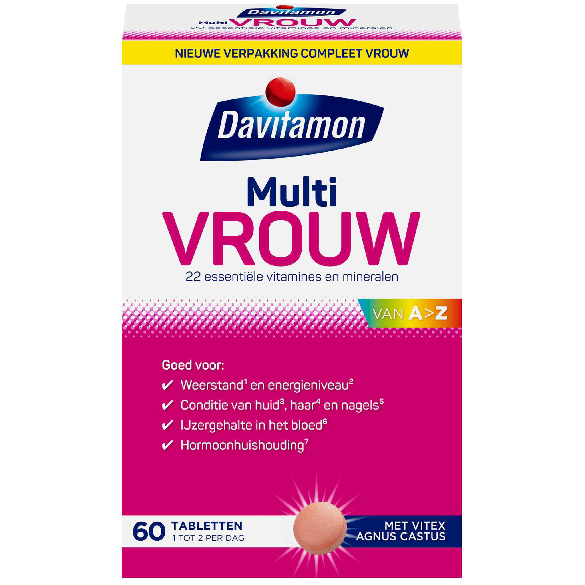 Davitamon Multi Vrouw tabletten - 60 stuks | wehkamp