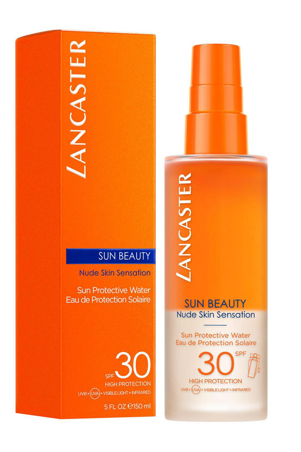 Lancaster Sun Beauty Nude Skin Sensation Sun Protective Water SPF30 ...