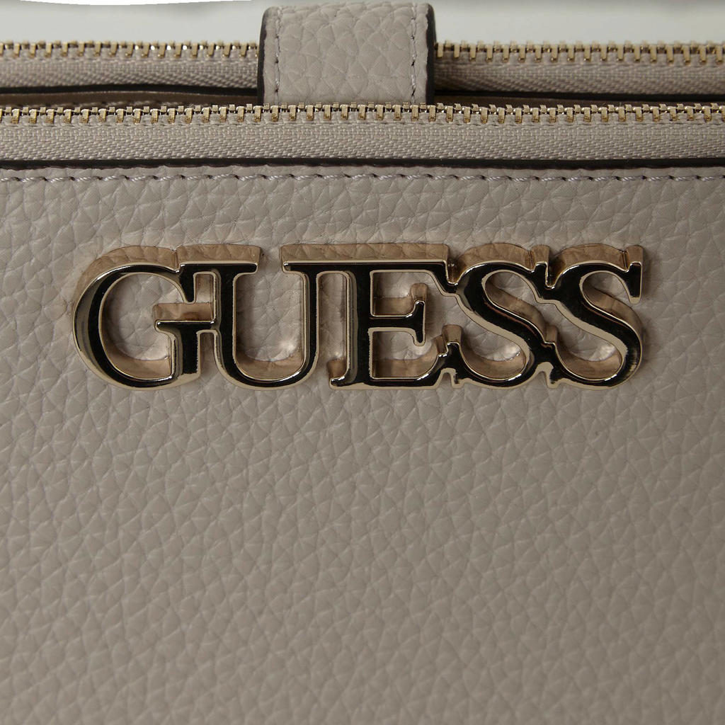 GUESS portemonnee UPTOWN CHIC beige | wehkamp