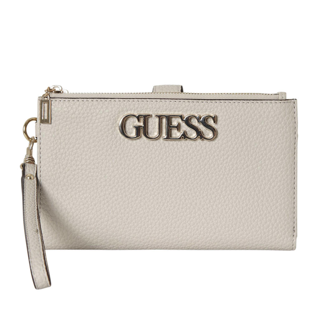 GUESS portemonnee UPTOWN CHIC beige | wehkamp