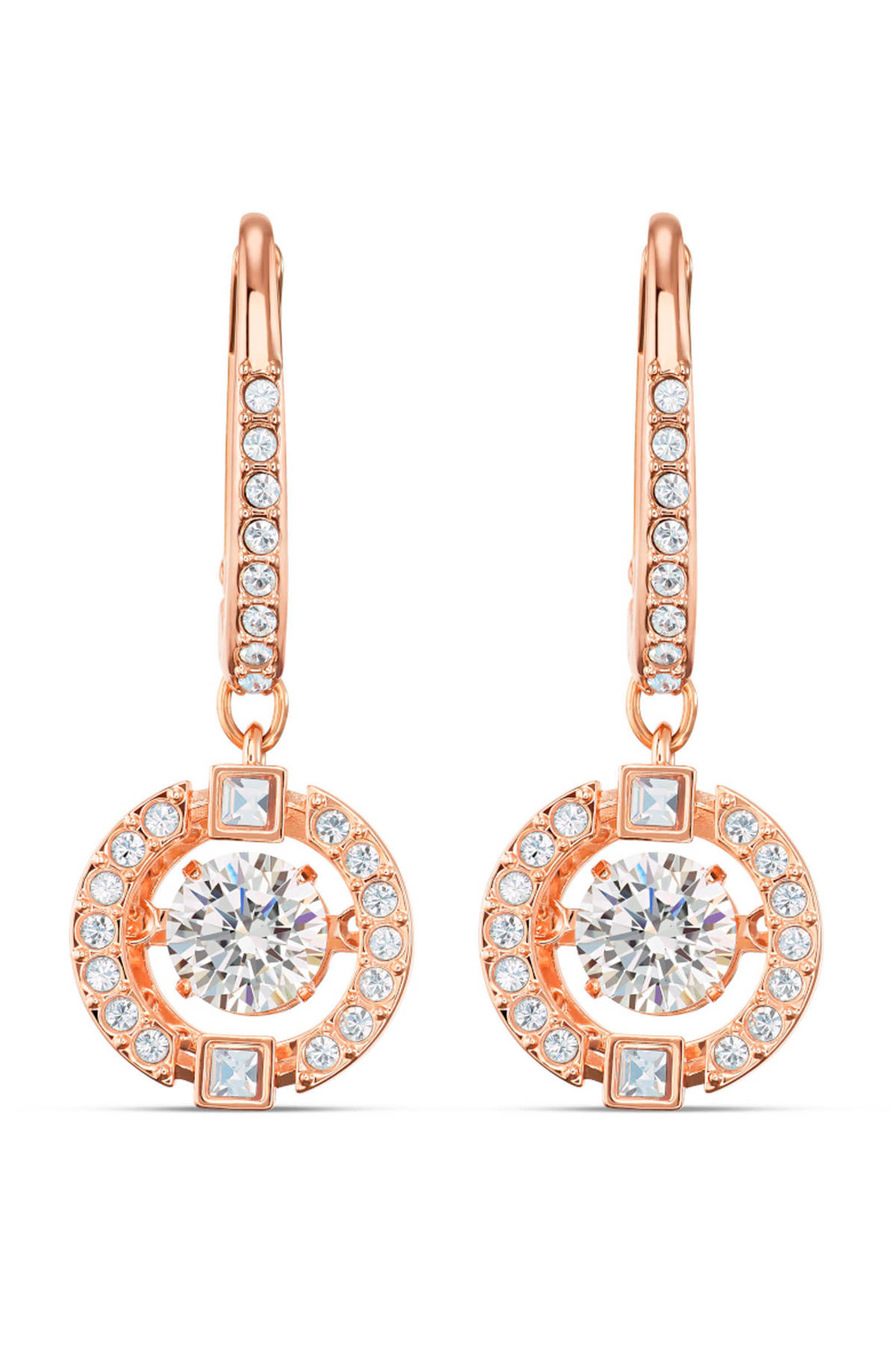 Swarovski oorbellen Sparkling 5504652 goud | wehkamp