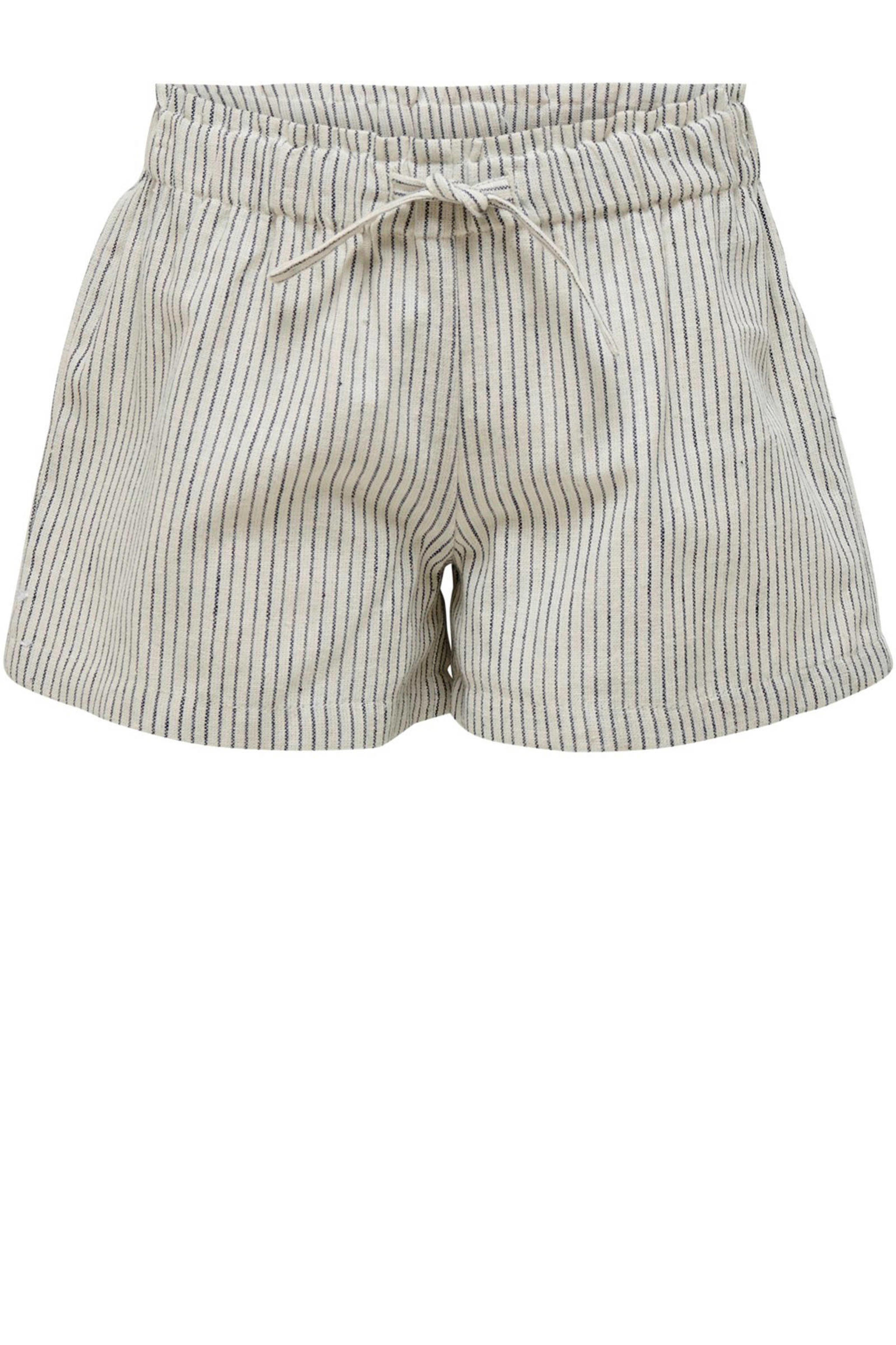 KIDS ONLY gestreepte short Canyon wit/donkerblauw | wehkamp