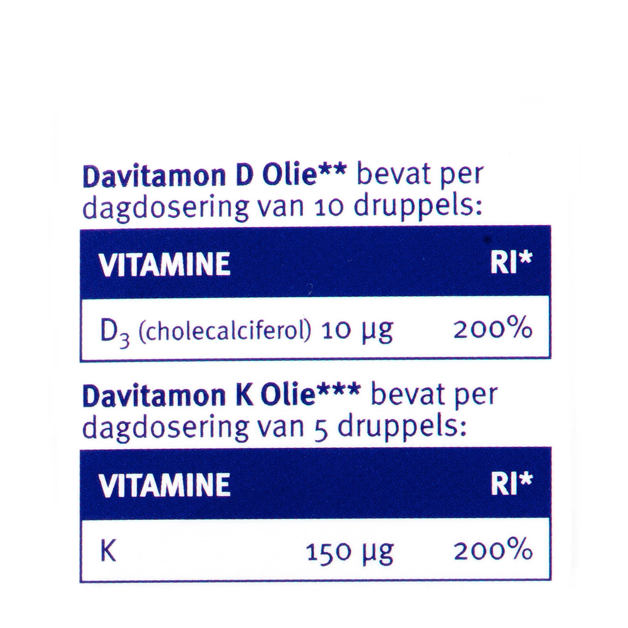 Davitamon Baby Suikervrij Vitamine D & K | wehkamp