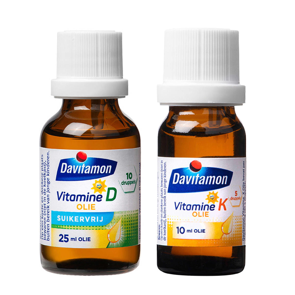 Davitamon Baby Vitamine D & K Olie druppels duoverpakking - 35 ml | wehkamp