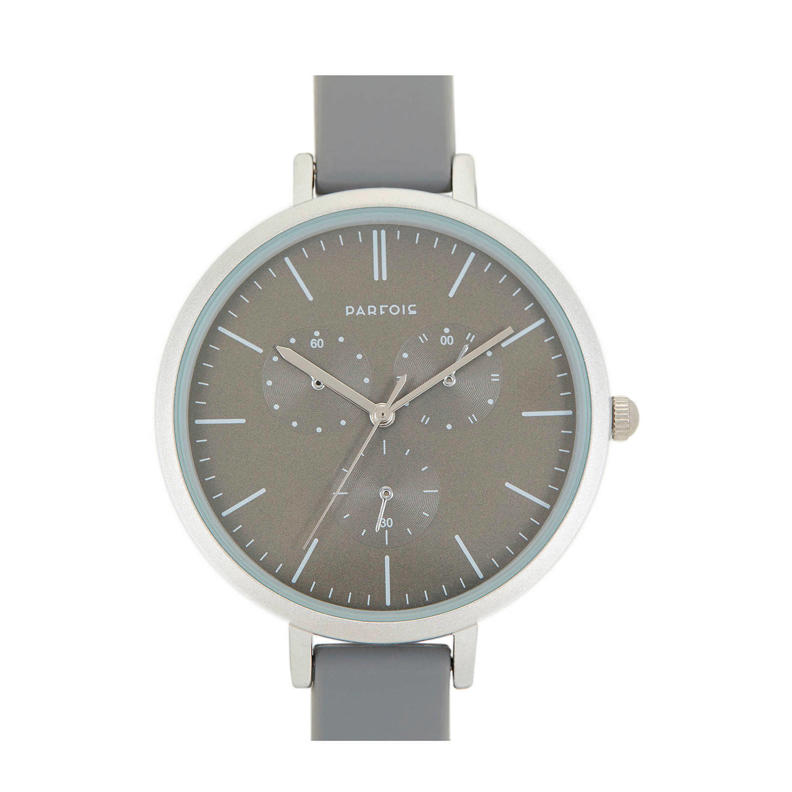 Parfois horloge grijs | wehkamp