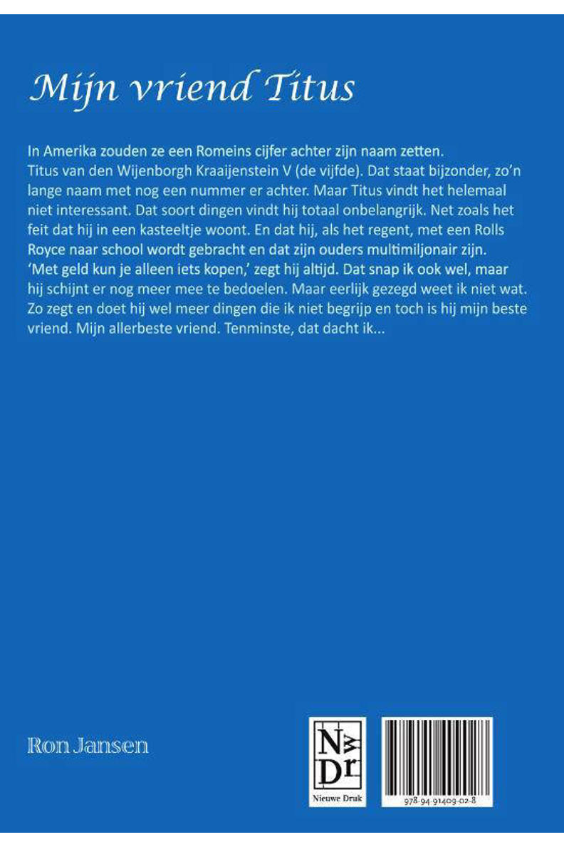 Ron Jansen Mijn vriend Titus kopen? | Morgen in huis | wehkamp