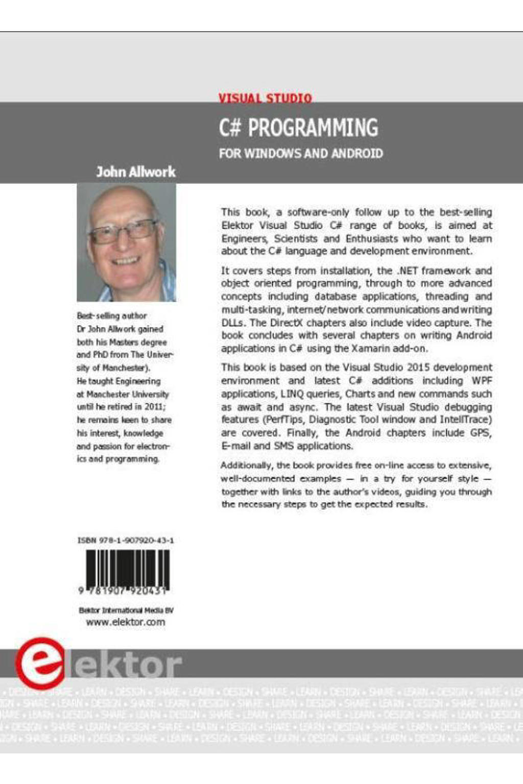 John Allwork C# Programming for Windows and Android | wehkamp