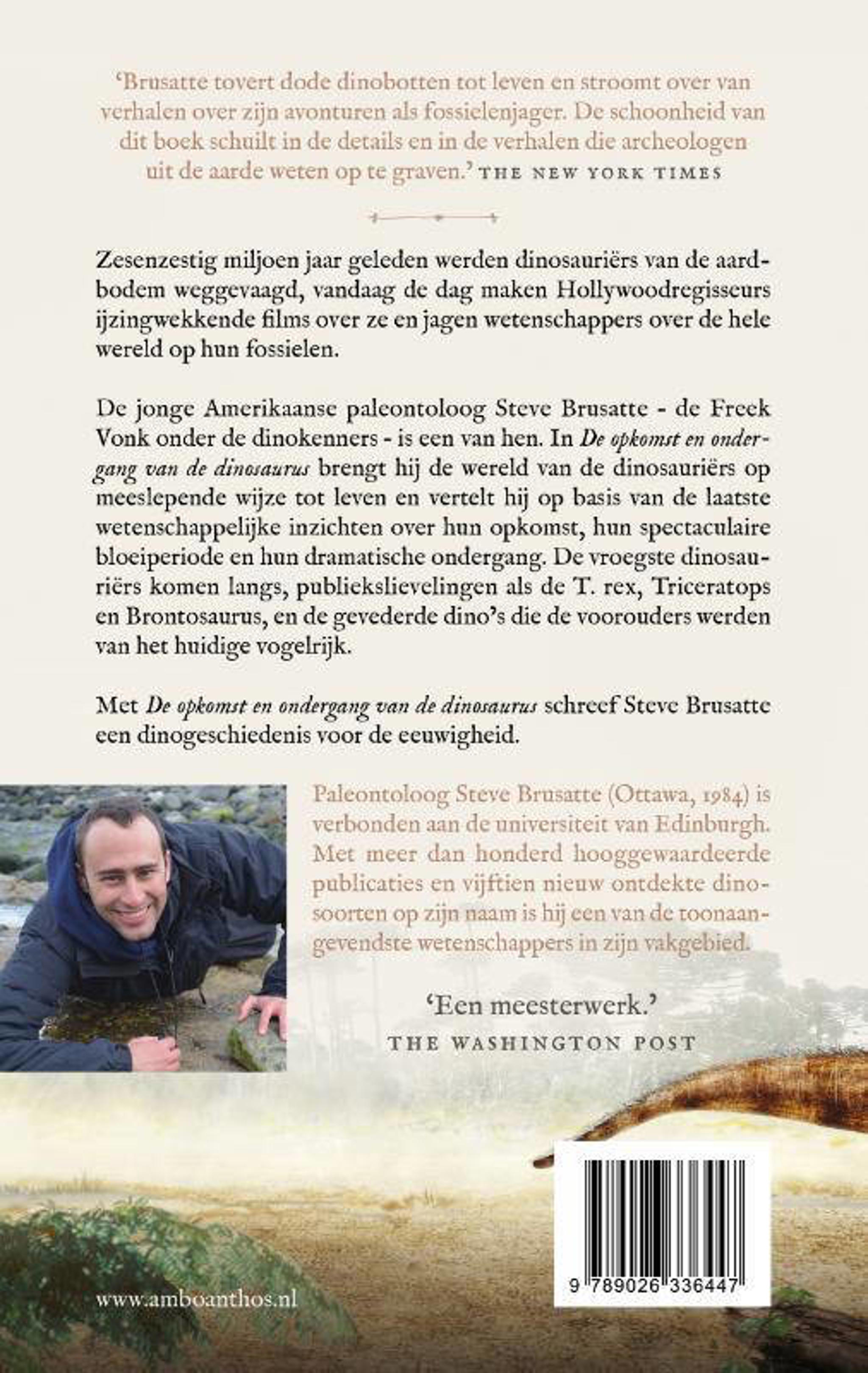 Steve Brusatte De opkomst en ondergang van de dinosaurus | wehkamp