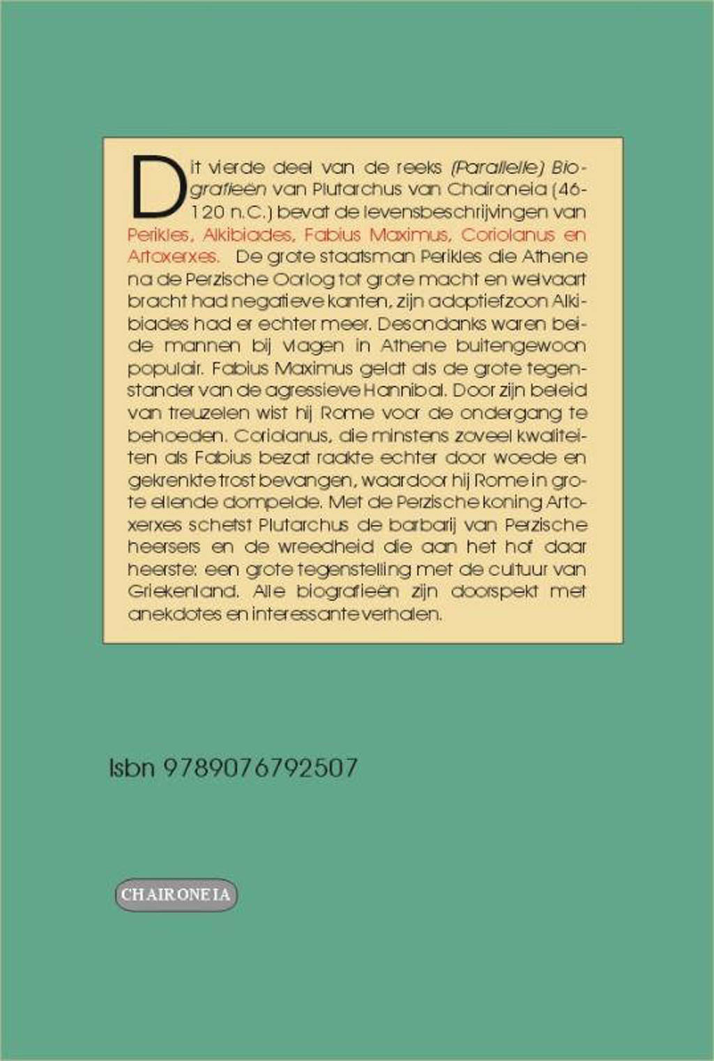 Plutarchus Biografieen V Perikles, Fabius Maximus Cunctator, Alkibiades ...